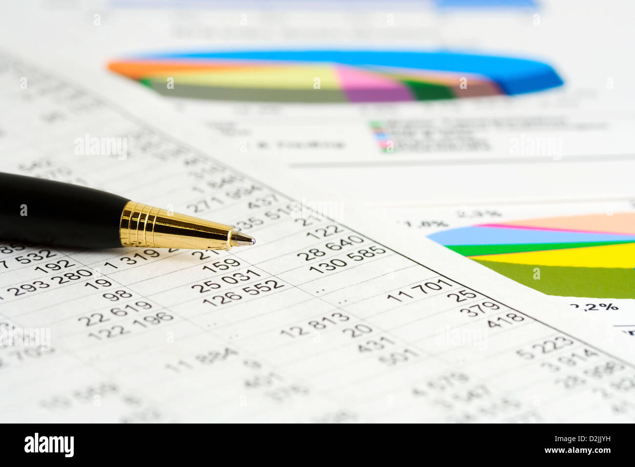 Financial graphs and charts analysis Stock Photo - Alamy