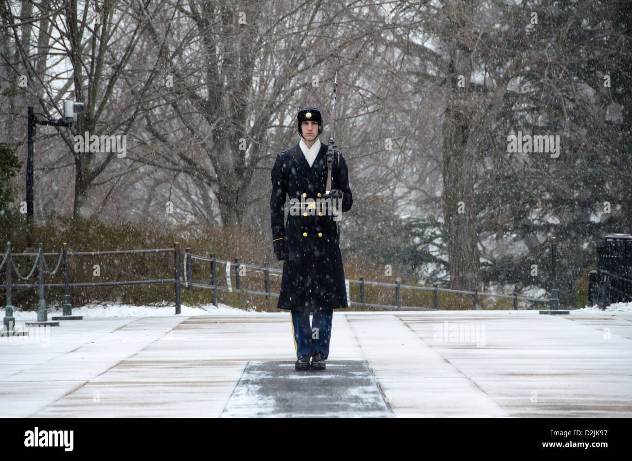 Tomb Of The Unknown Soldier Sentinel Arlington Virginia // ARLINGTON ...