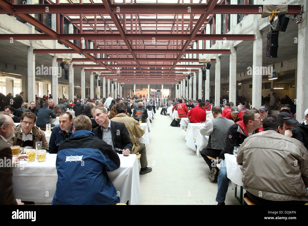 Berlin, Germany, topping out ceremony of the new headquarters of the ...