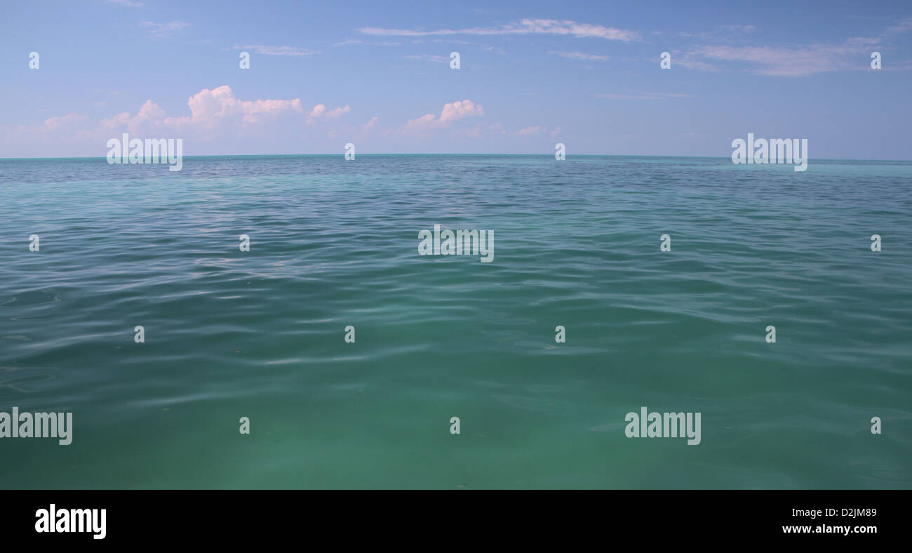 clear turquoise blue sea and sky Stock Photo - Alamy