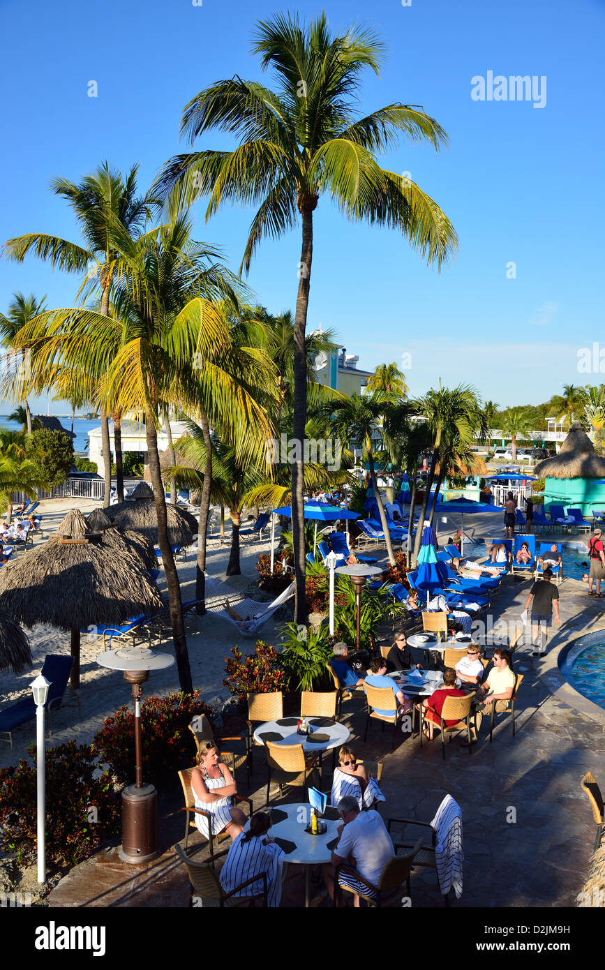 Vacationers relax at a beach resort. Florida, USA Stock Photo - Alamy