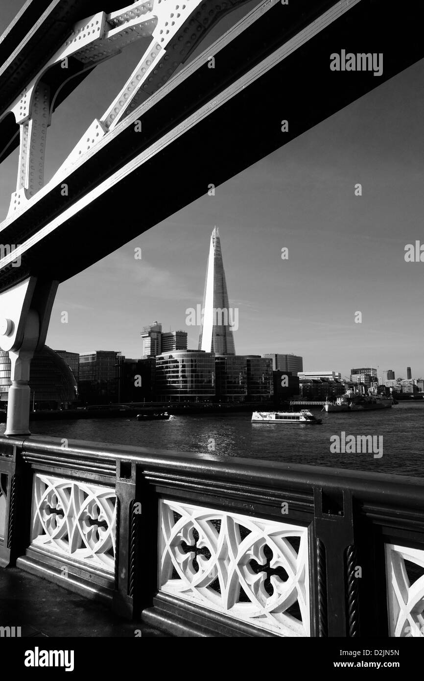 Black and white shard Black and White Stock Photos & Images - Alamy