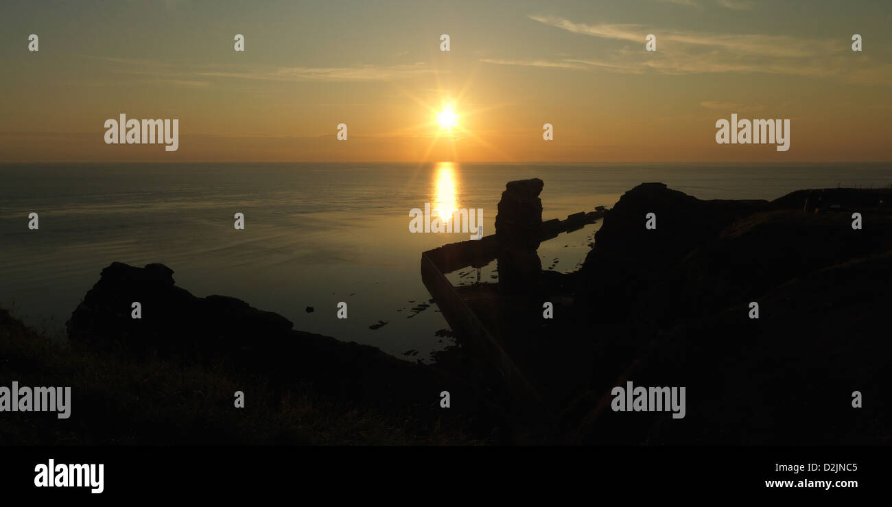 Helgoland, Germany, sunset on the North Sea Stock Photo - Alamy