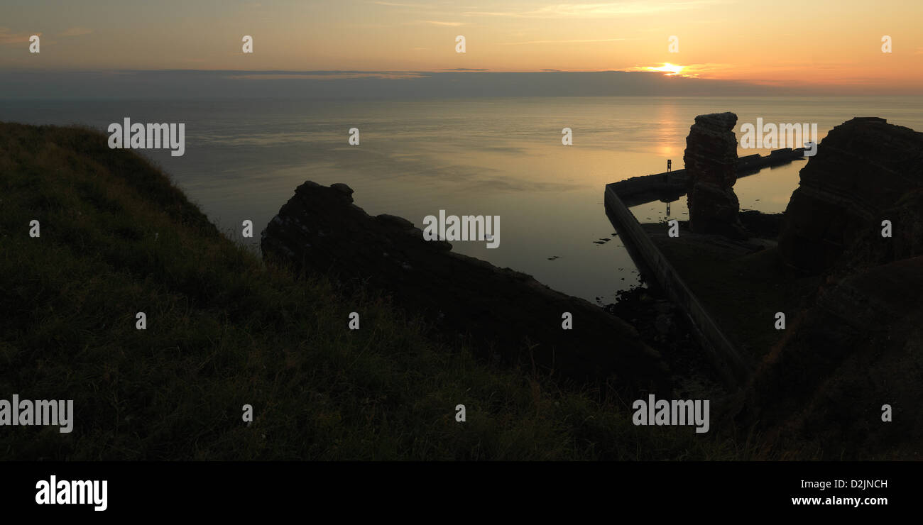 Helgoland, Germany, sunset on the North Sea Stock Photo - Alamy