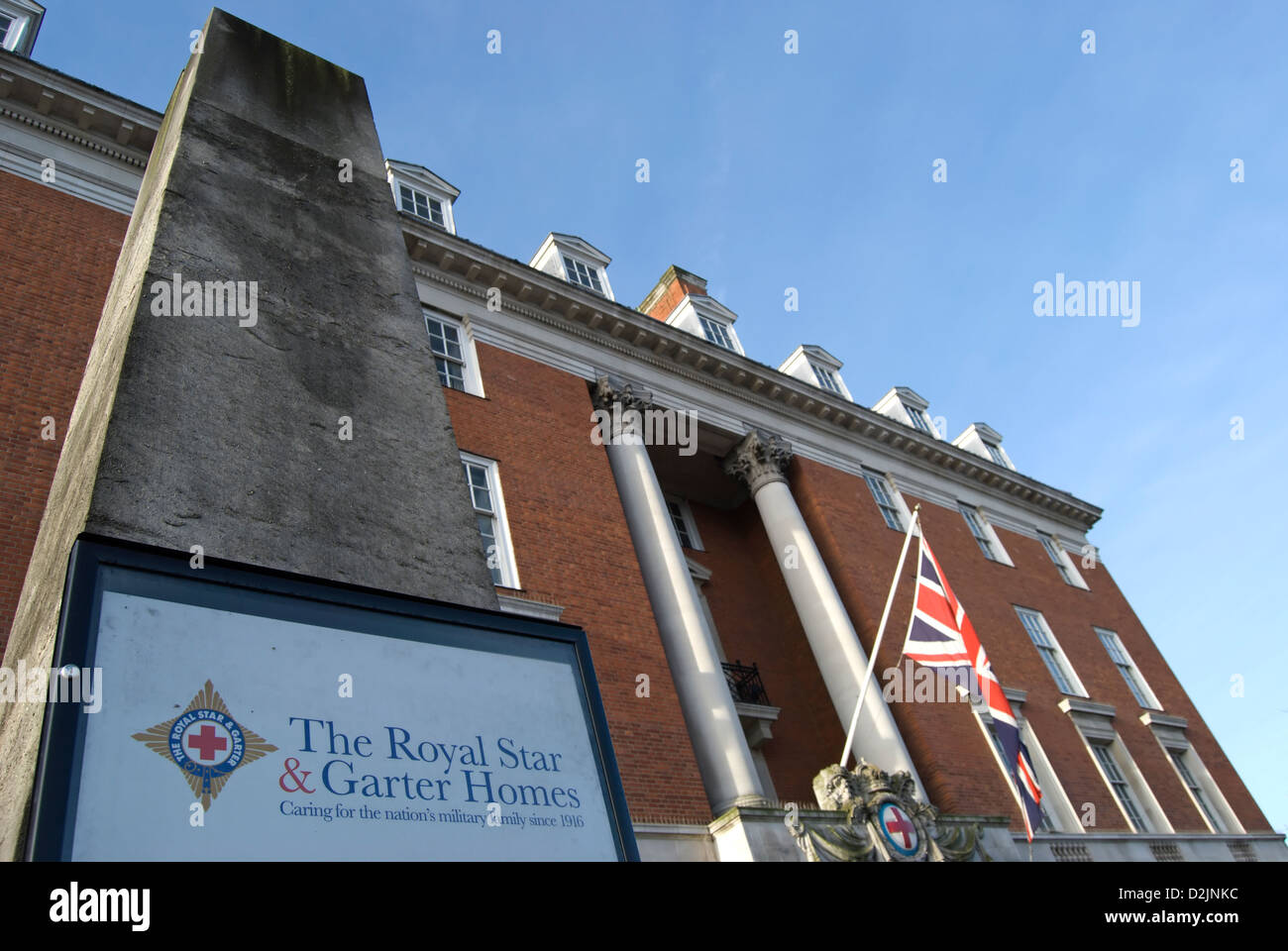 exterior of the former royal star and garter home, richmond hill ...