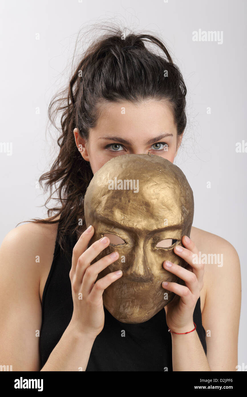 Girl mask hi-res stock photography and images - Alamy