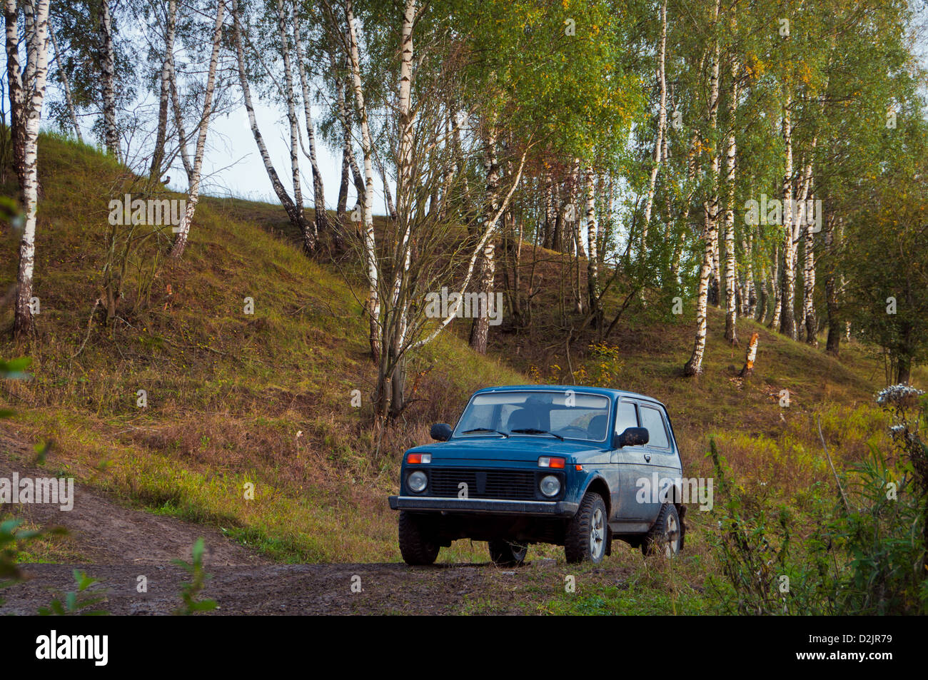Soviet and Russian SUV Lada Niva Stock Photo - Alamy
