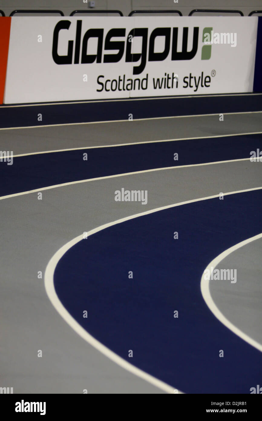 General view of track at Glasgow's new Emirates Arena - 26.01.2013 ...
