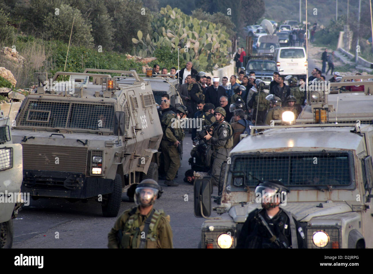 Jan. 26, 2013 - Jenin, West Bank, Palestinian Territory - Israeli ...