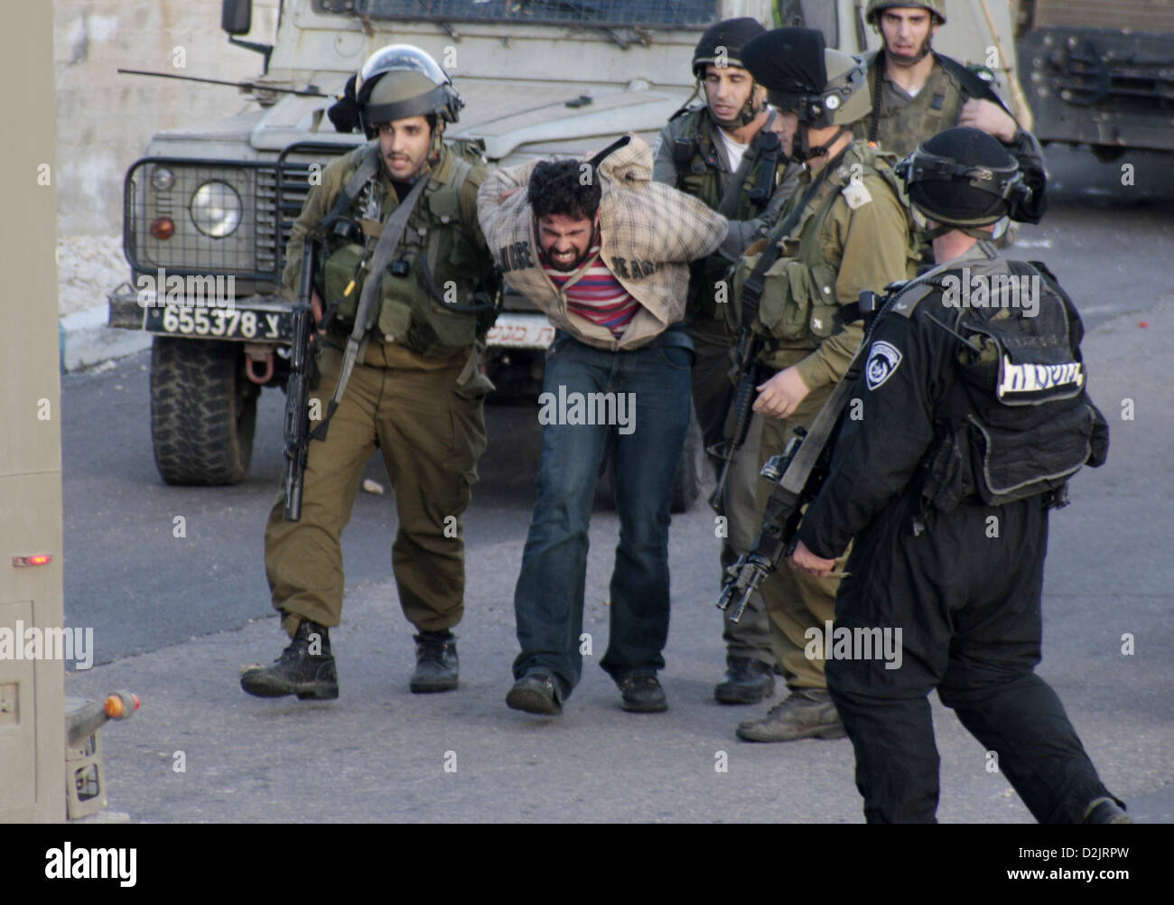 Jan. 26, 2013 - Jenin, West Bank, Palestinian Territory - Israeli ...