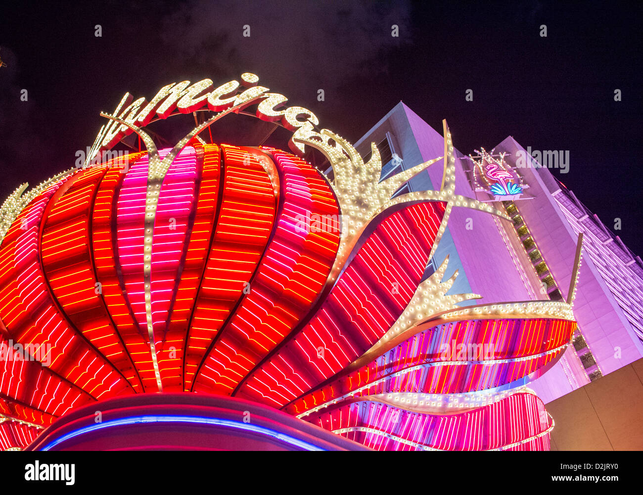 Flamingo las vegas hotel sign High Resolution Stock Photography and ...