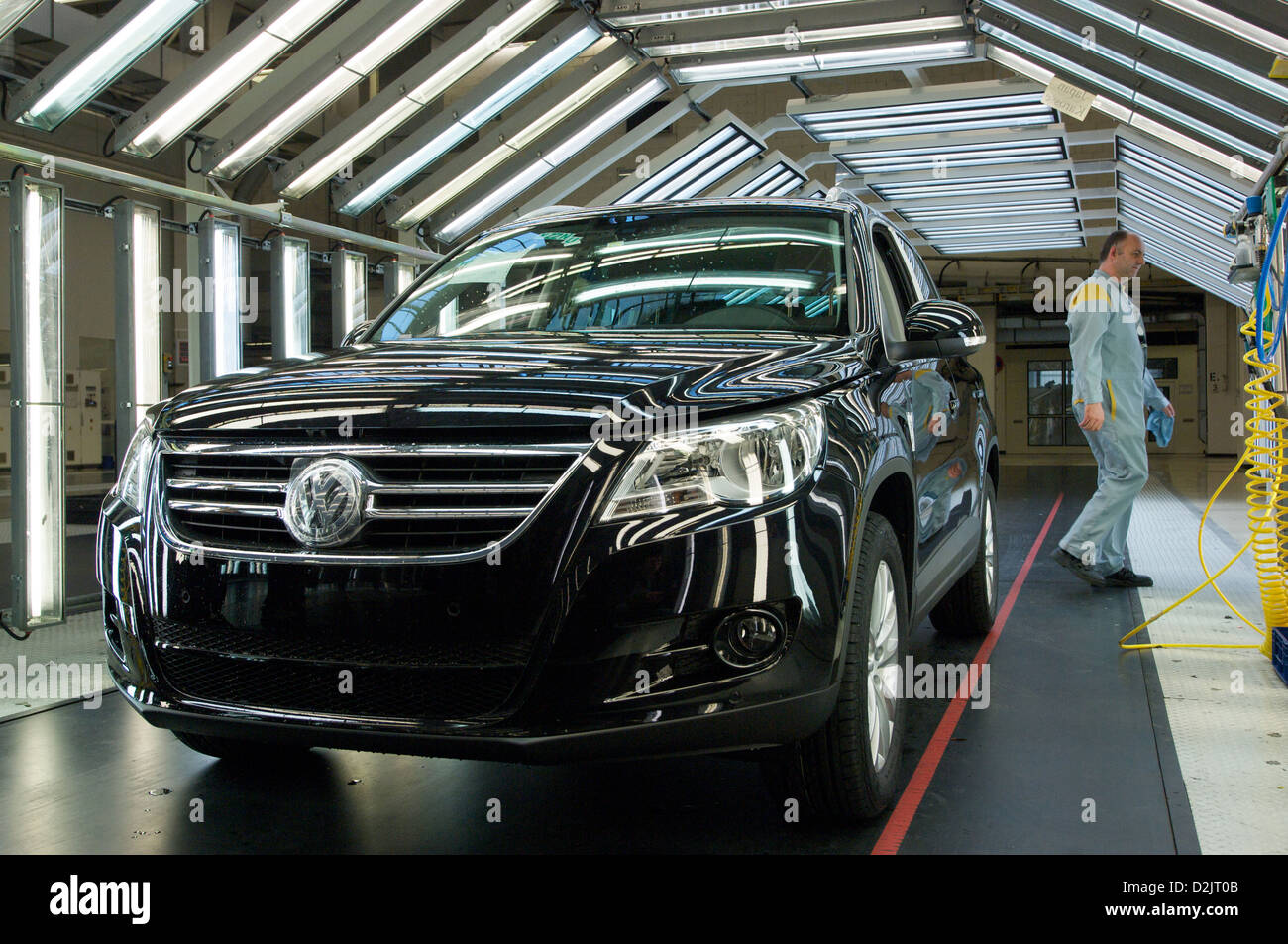 Wolfsburg, Germany, the VW Tiguan finished produced at Auto 5000 Stock ...
