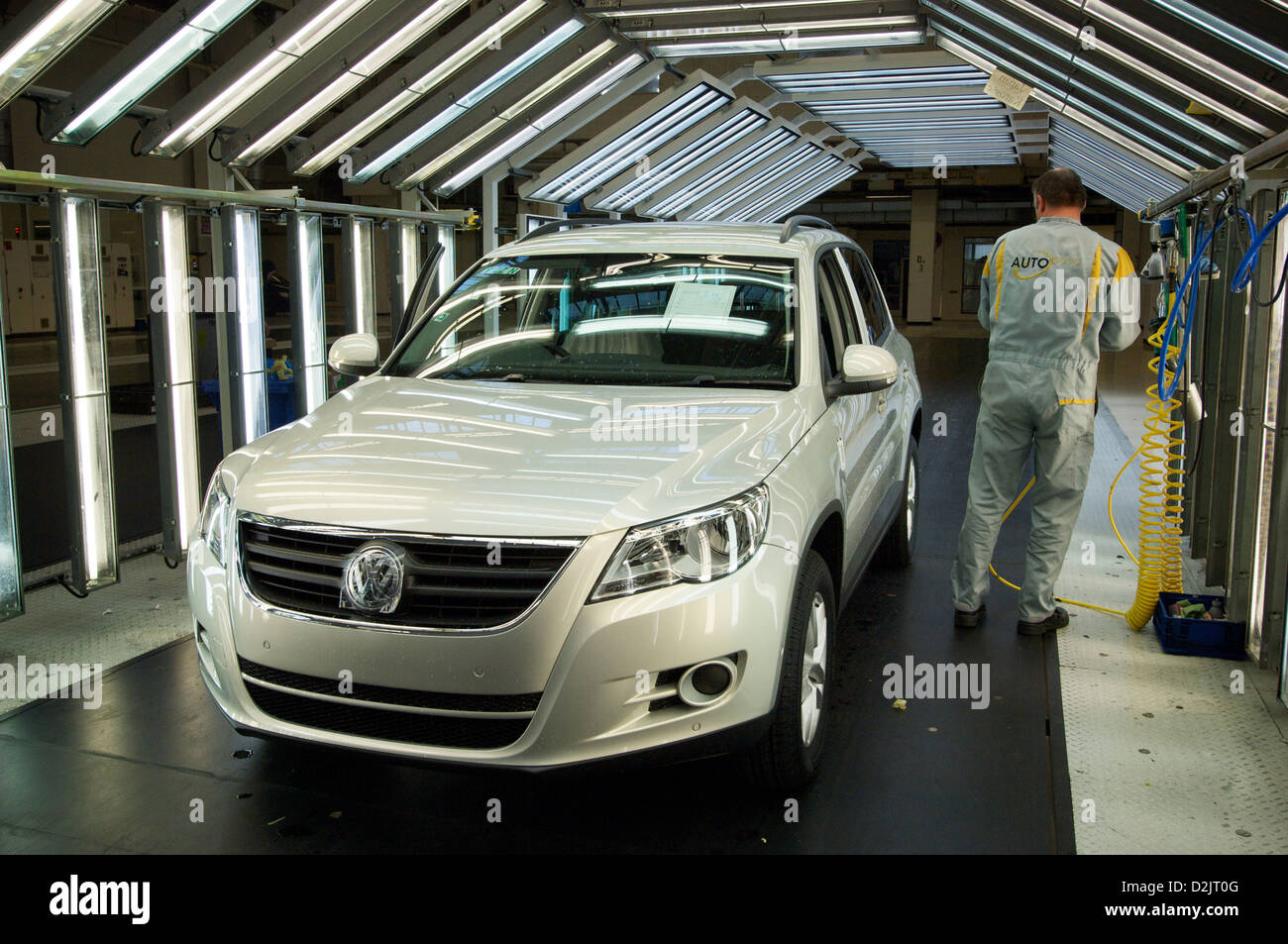 Wolfsburg, Germany, the VW Tiguan finished produced at Auto 5000 Stock ...
