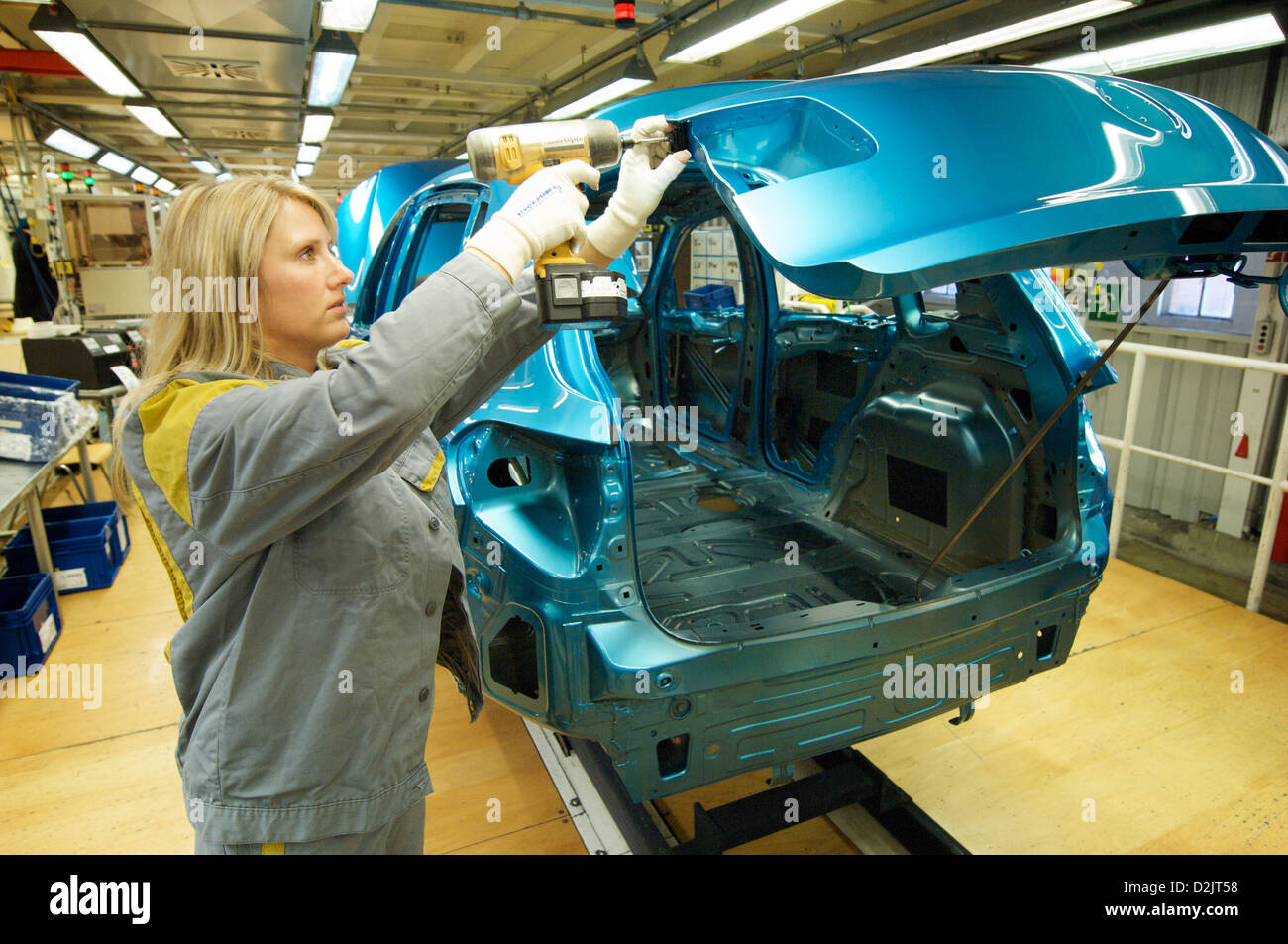 Wolfsburg, Germany, production of the VW Tiguan at Auto 5000 Stock ...