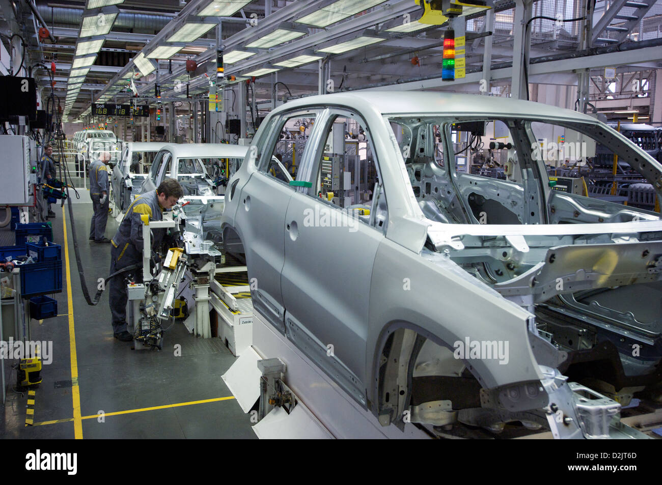 Wolfsburg, Germany, production of the VW Tiguan at Auto 5000 Stock ...