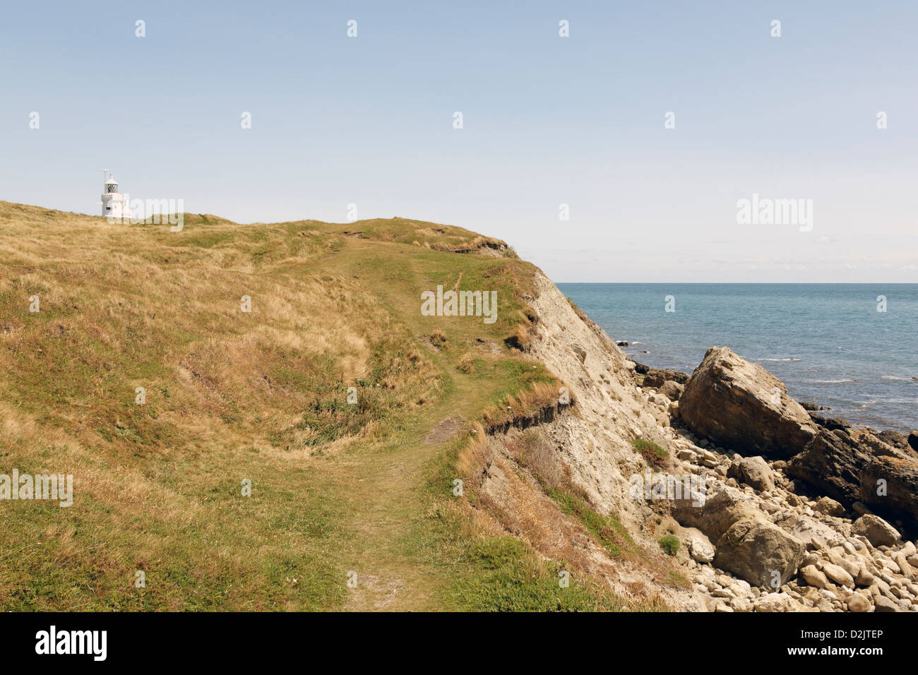 St. Catherine's Lighthouse, Isle of Wight, England Stock Photo - Alamy