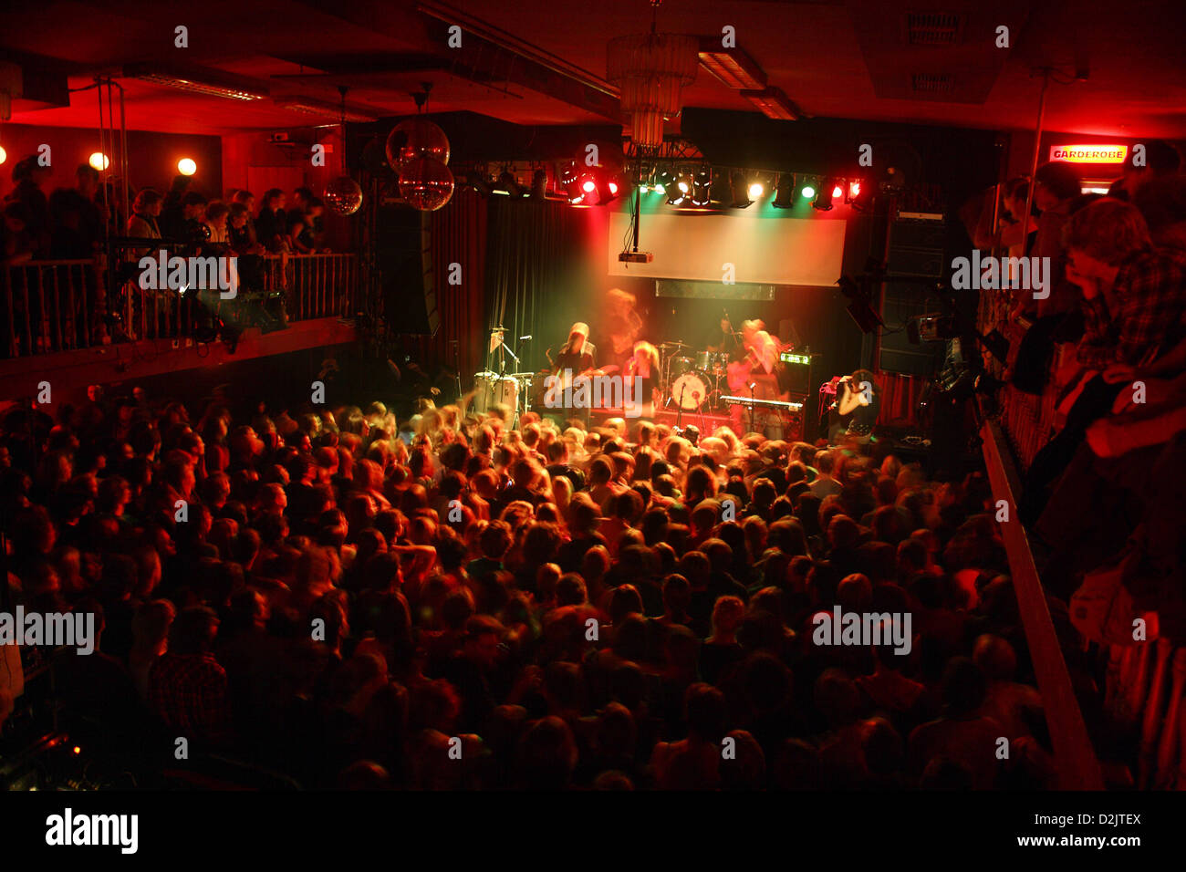 Berlin, Germany, attending a concert in the ballroom Kreuzberg Stock ...
