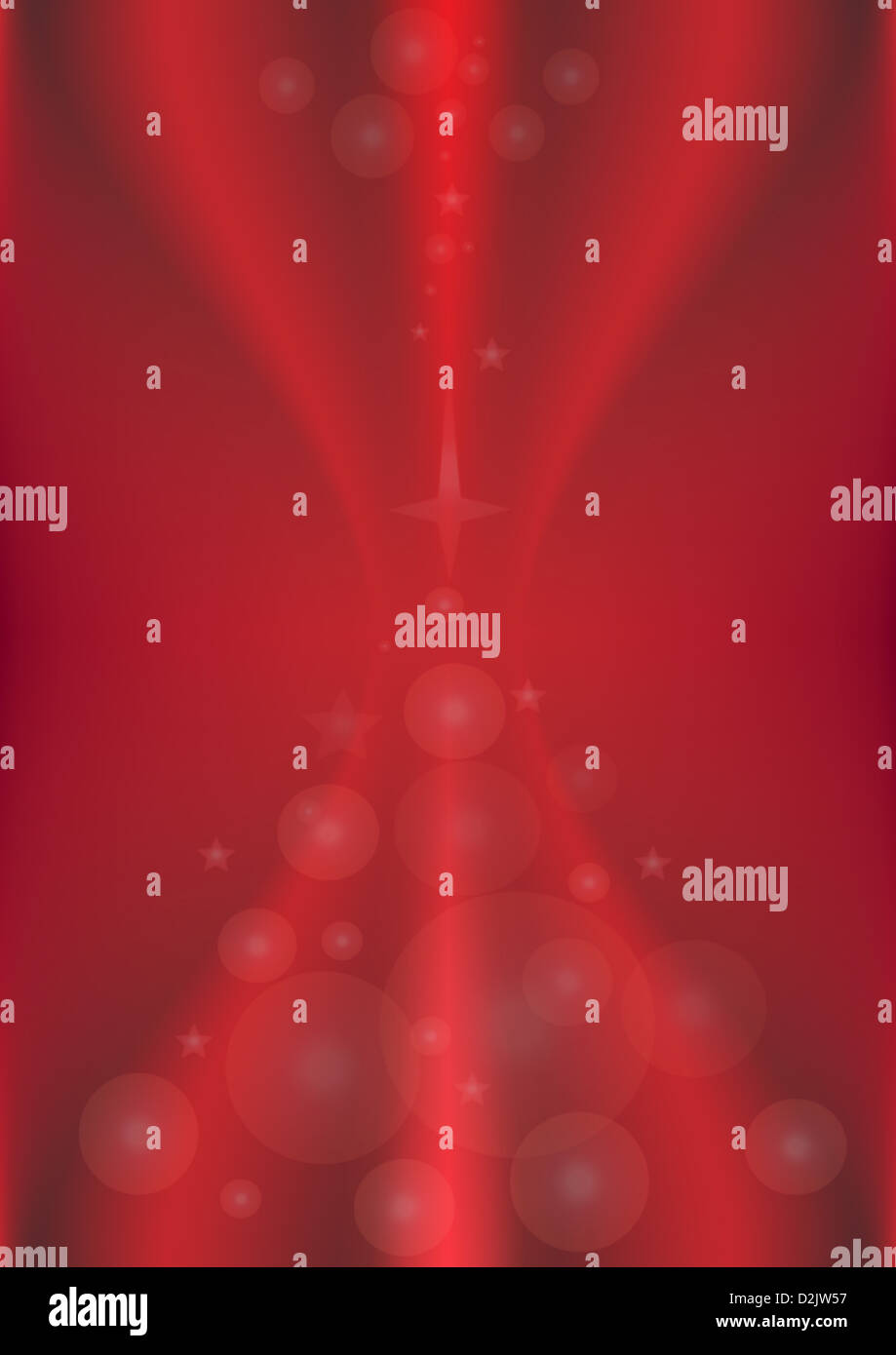 Transparent circles on a red background Stock Photo - Alamy