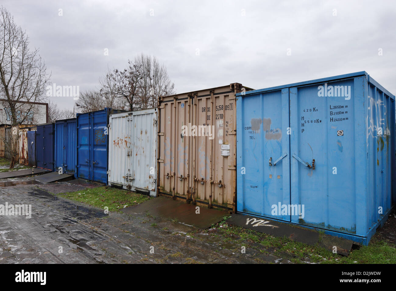 Berlin, Germany, containers that are used for storage Stock Photo - Alamy