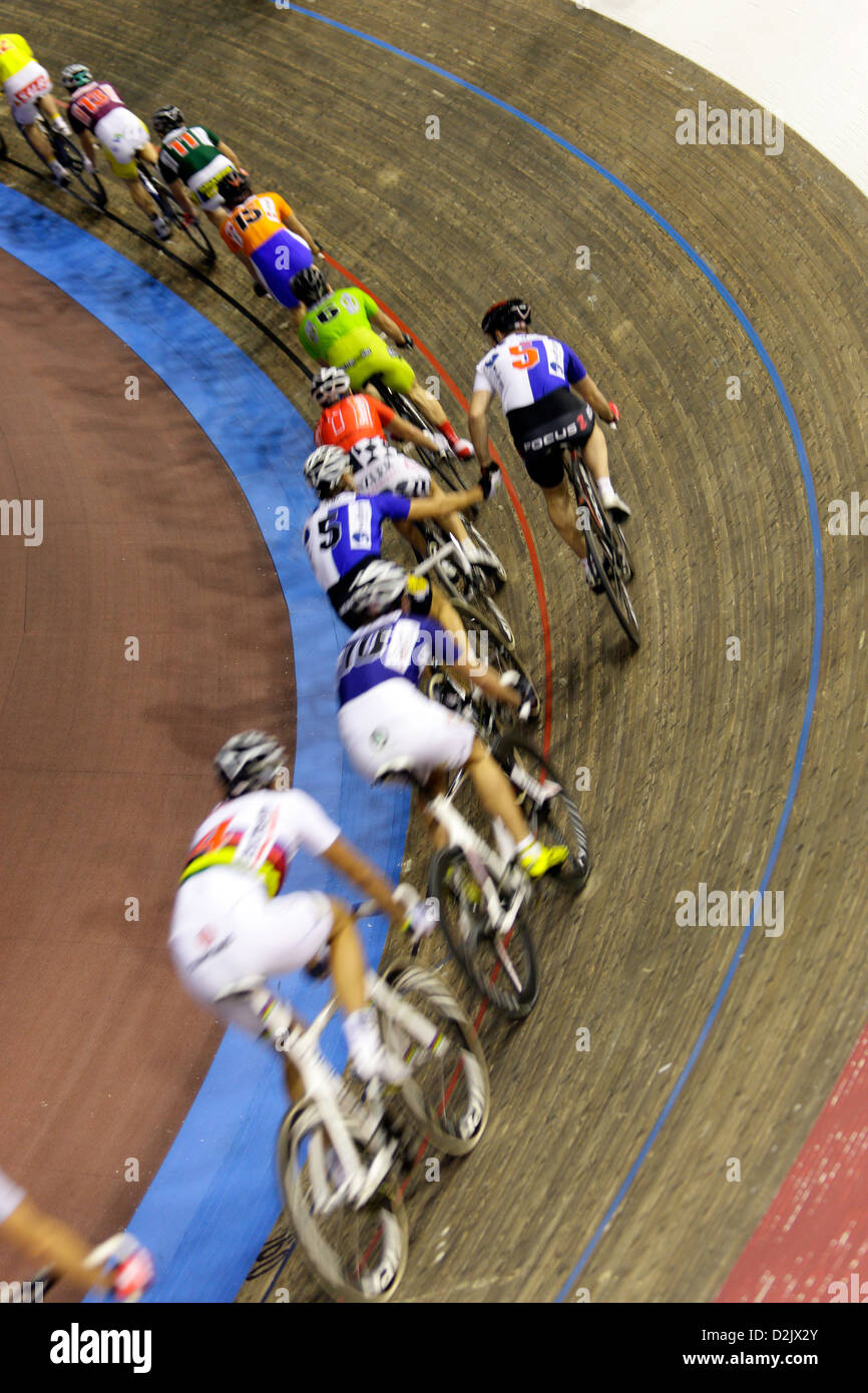 Berlin, Germany, the 99th cyclist Six Days at the Velodrome Stock Photo ...