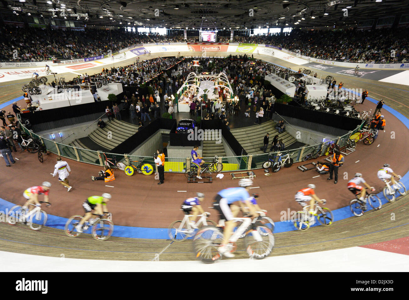 Berlin, Germany, the 99th cyclist Six Days at the Velodrome Stock Photo ...