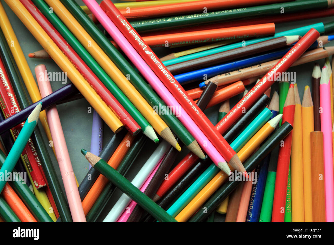 Used pencils hi-res stock photography and images - Alamy
