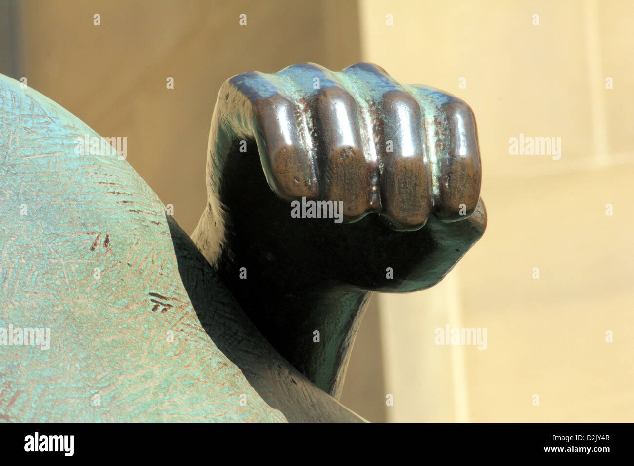 Bronze Sculpture depicting Hand Stock Photo - Alamy