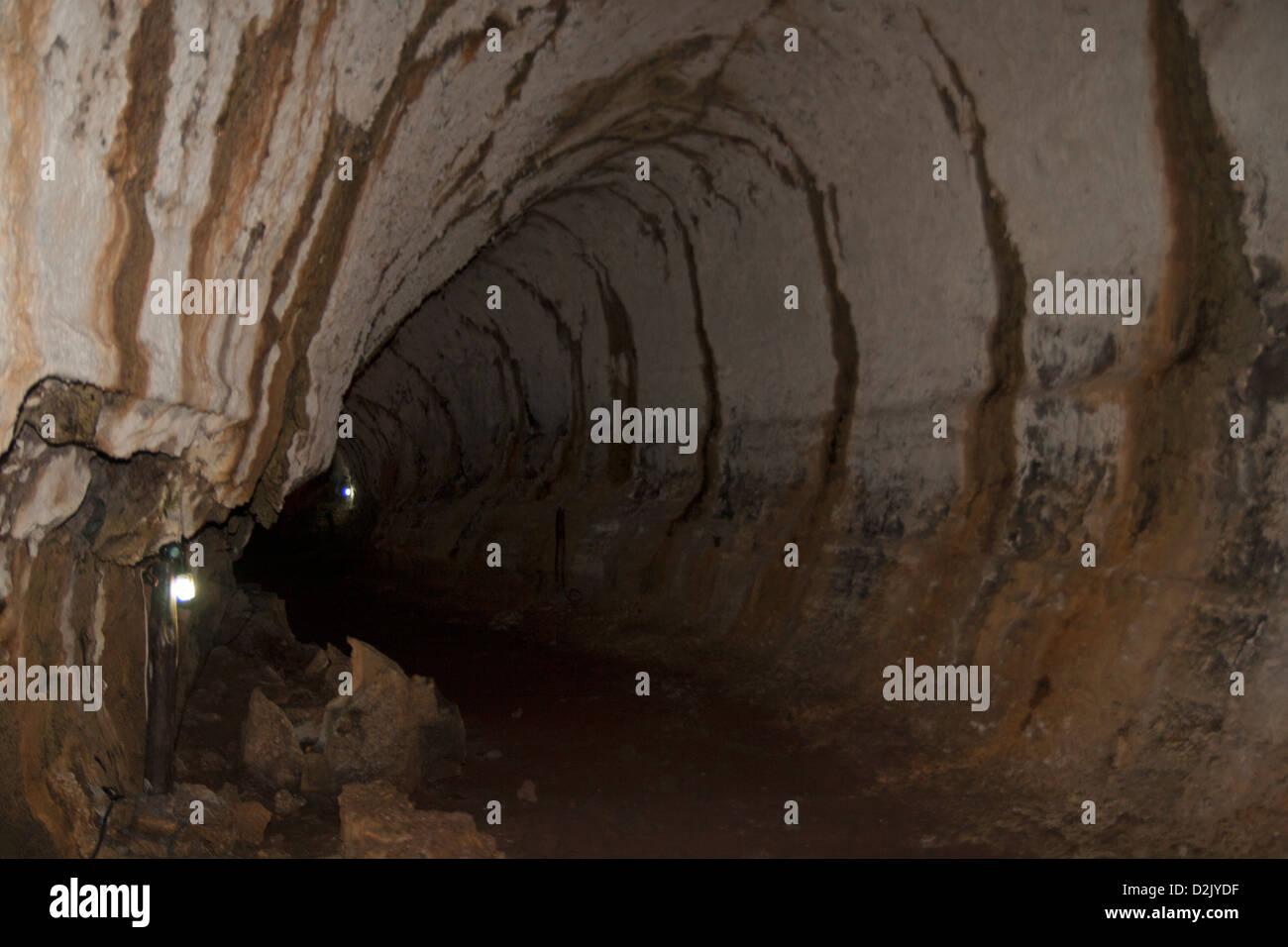 Cave produced by the eruption of a volcano Stock Photo - Alamy