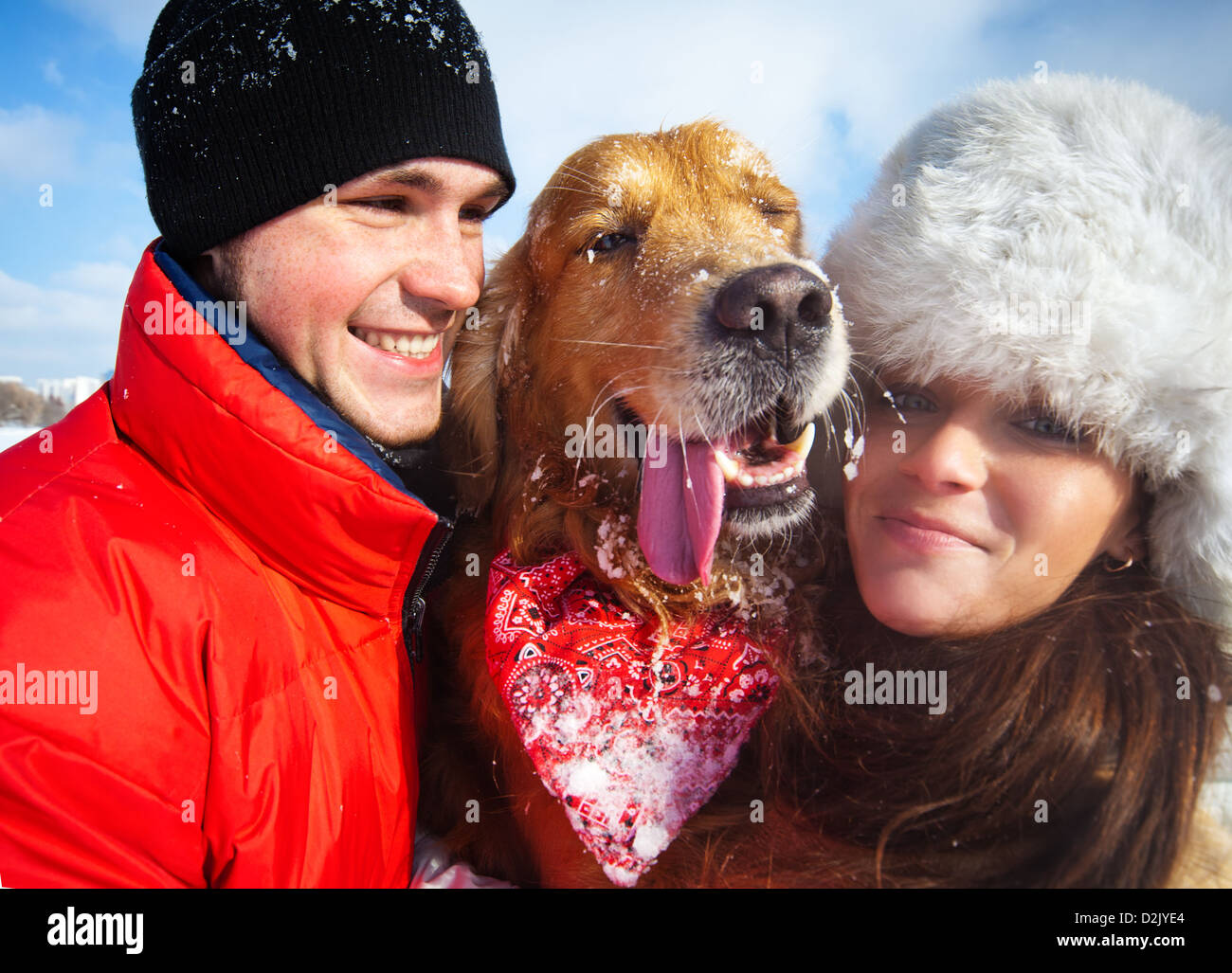 Winking dog hi-res stock photography and images - Alamy