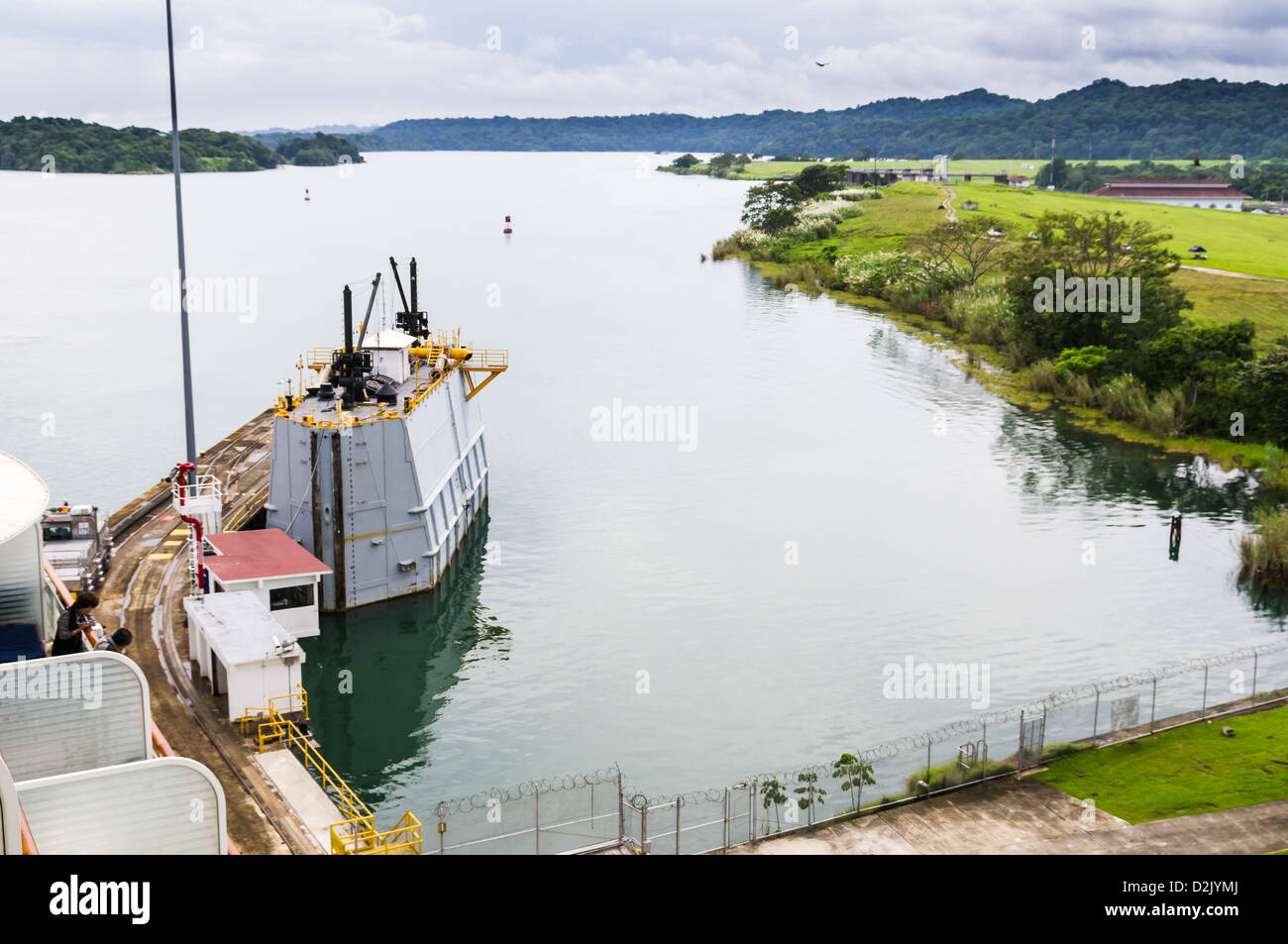 Lock Construction Panama Canal Stock Photos & Lock Construction Panama ...