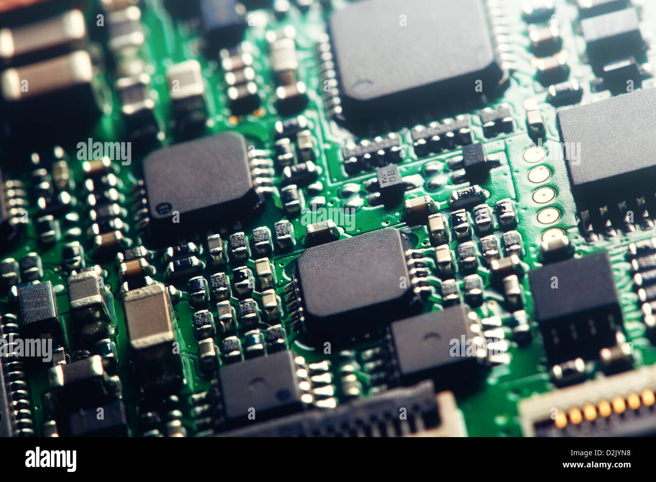 Modern computer chip macro photo Stock Photo - Alamy
