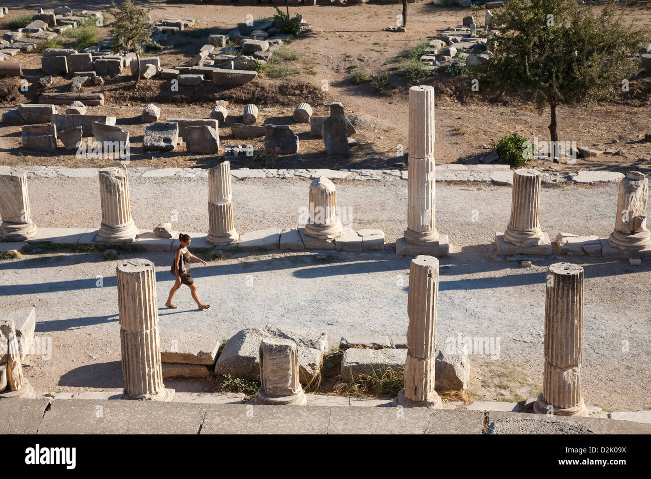 asia, turkey, anatolia, ephesus, colonnade Stock Photo - Alamy