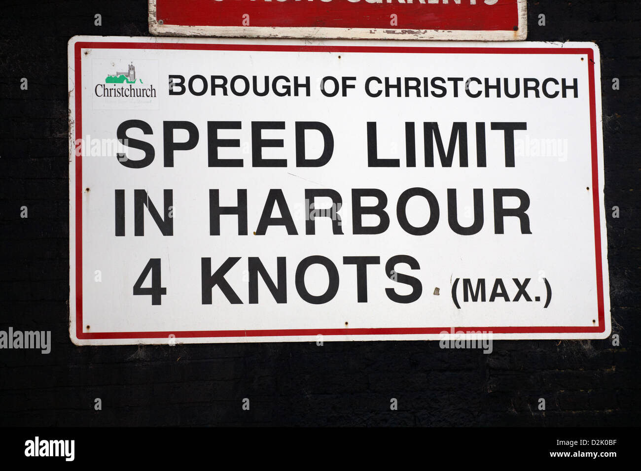 Speed limit 4 knots hi-res stock photography and images - Alamy