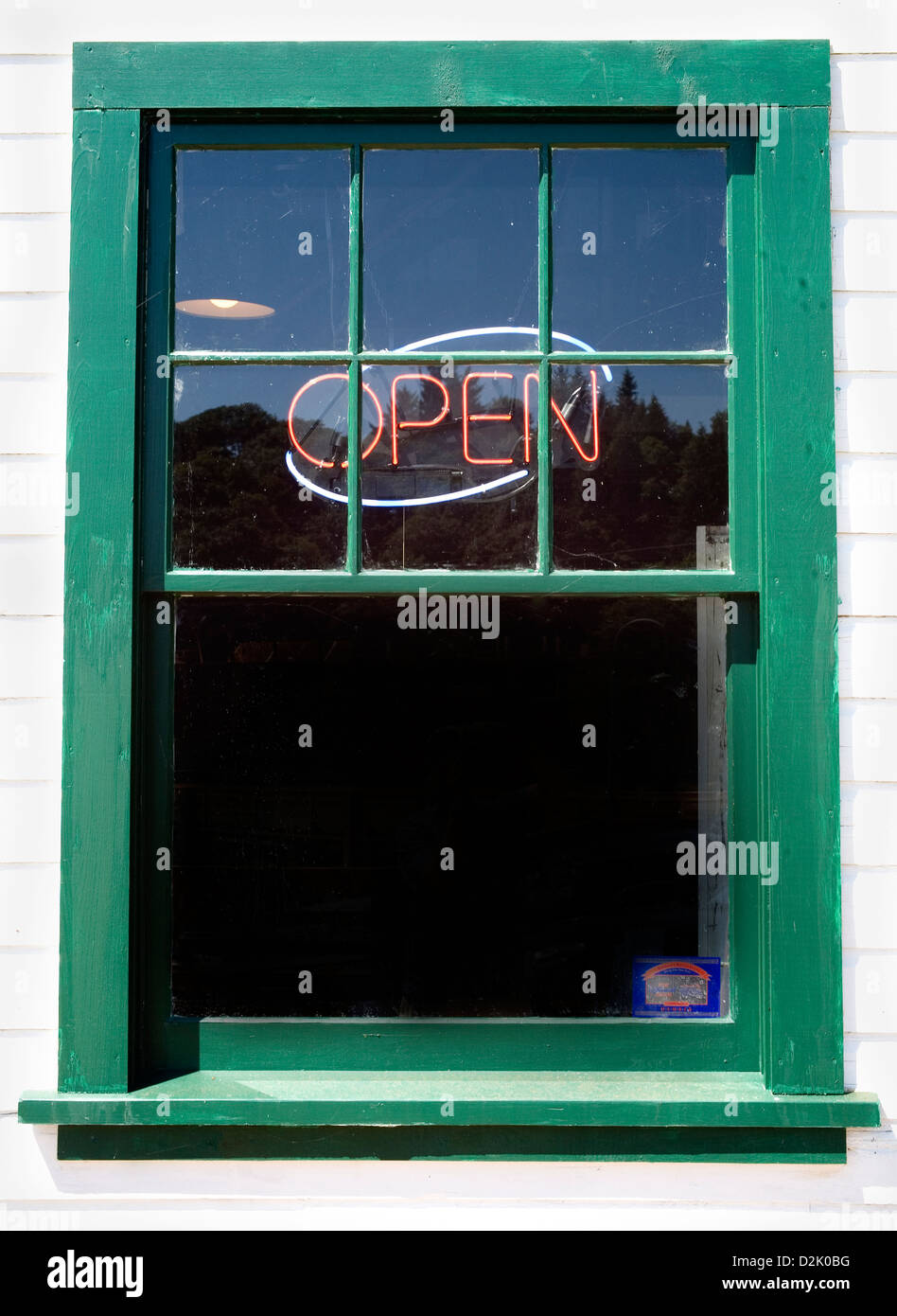 Old black and white open sign hi-res stock photography and images - Alamy