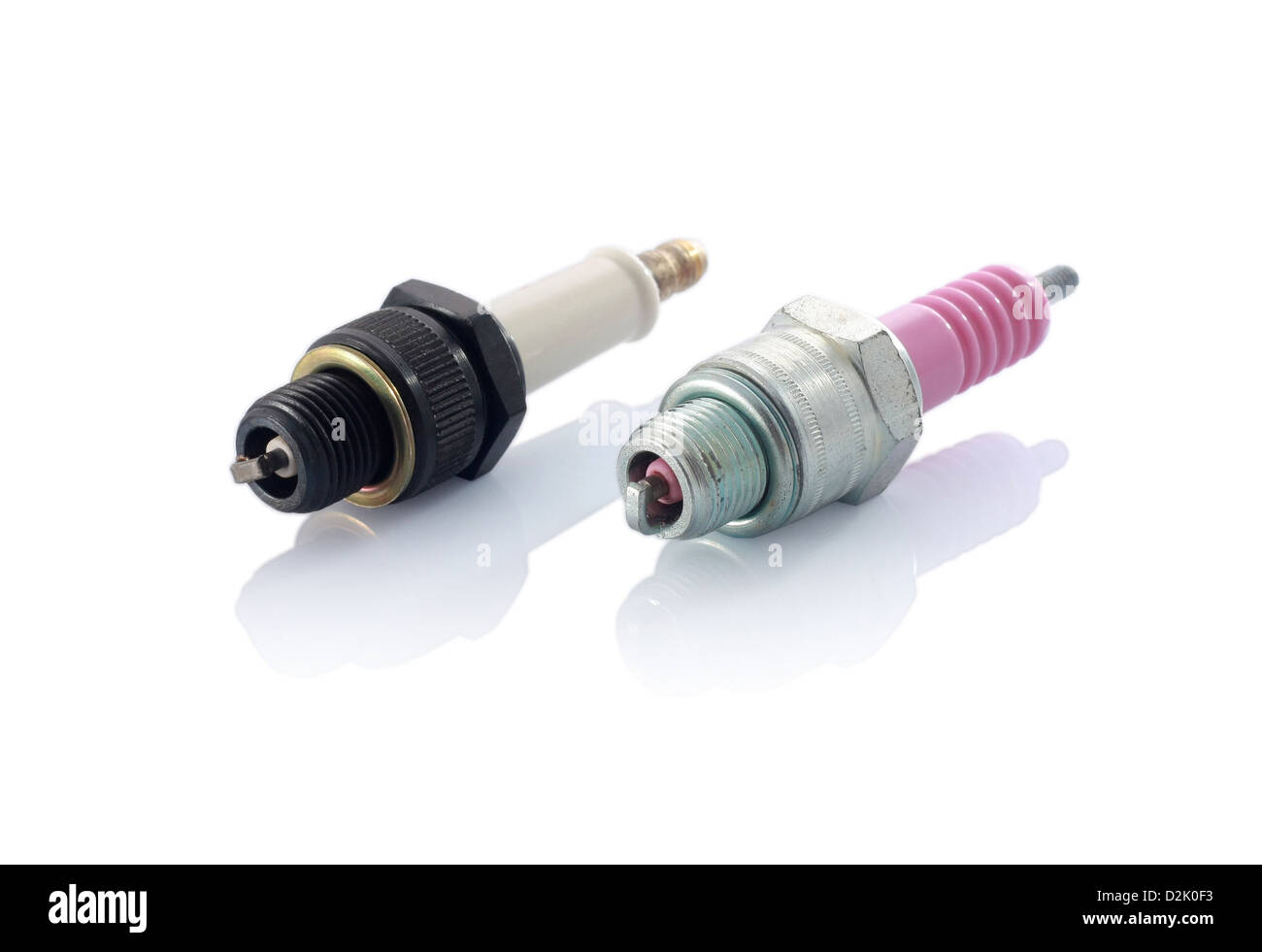 Two different cylinder Cut Out Stock Images & Pictures - Alamy