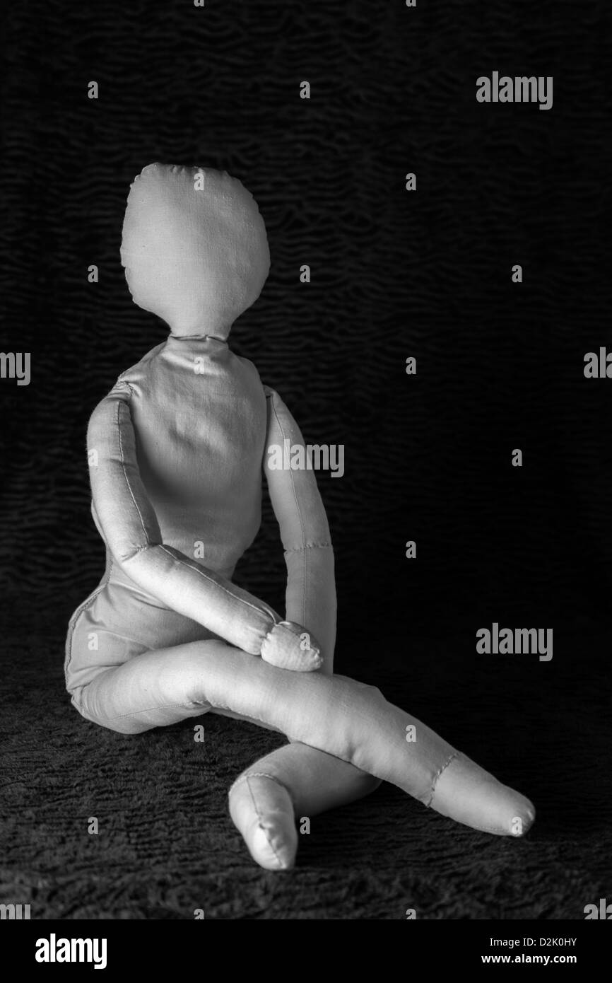 Cloth portrait Black and White Stock Photos & Images - Alamy