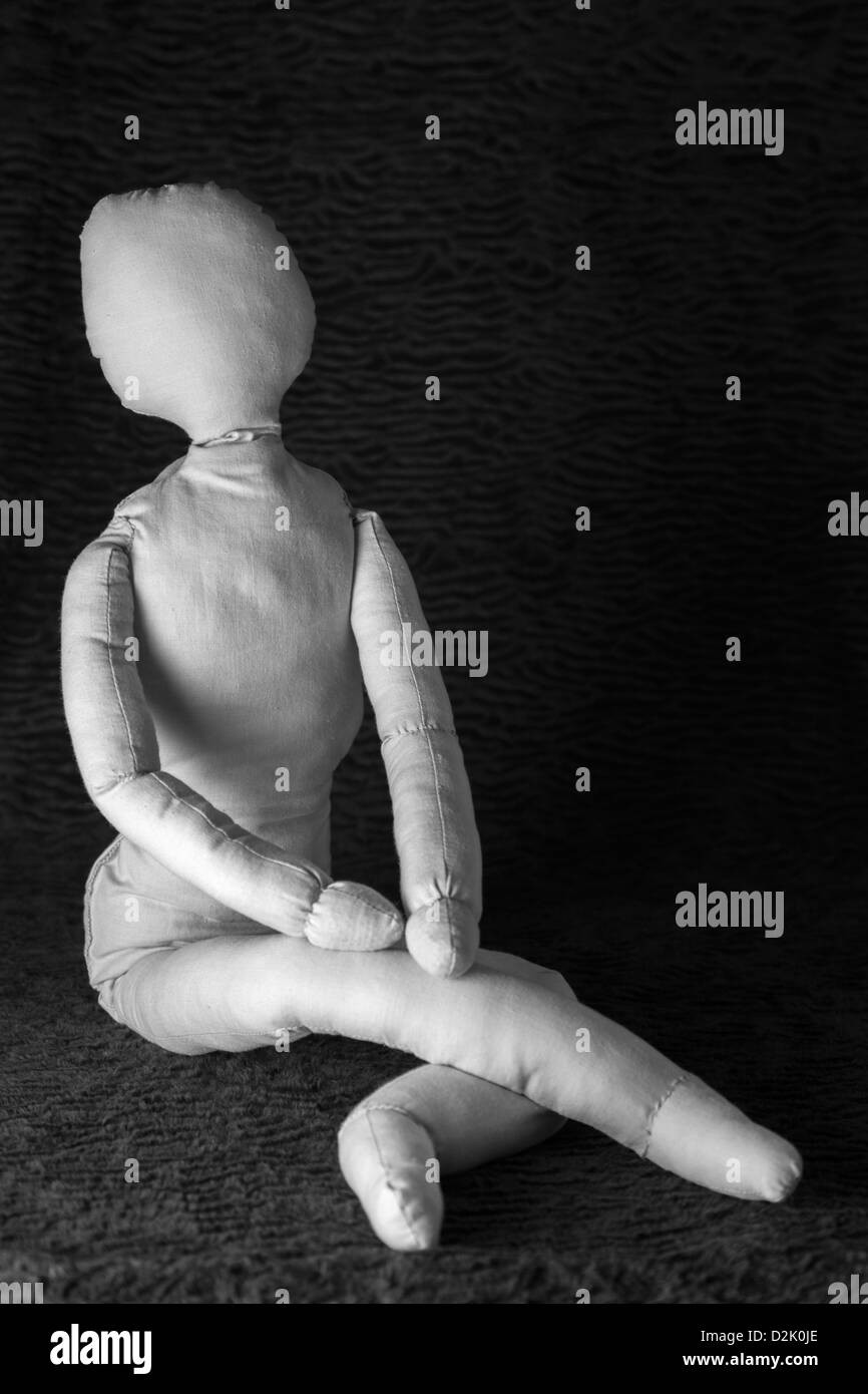 Cloth portrait Black and White Stock Photos & Images - Alamy