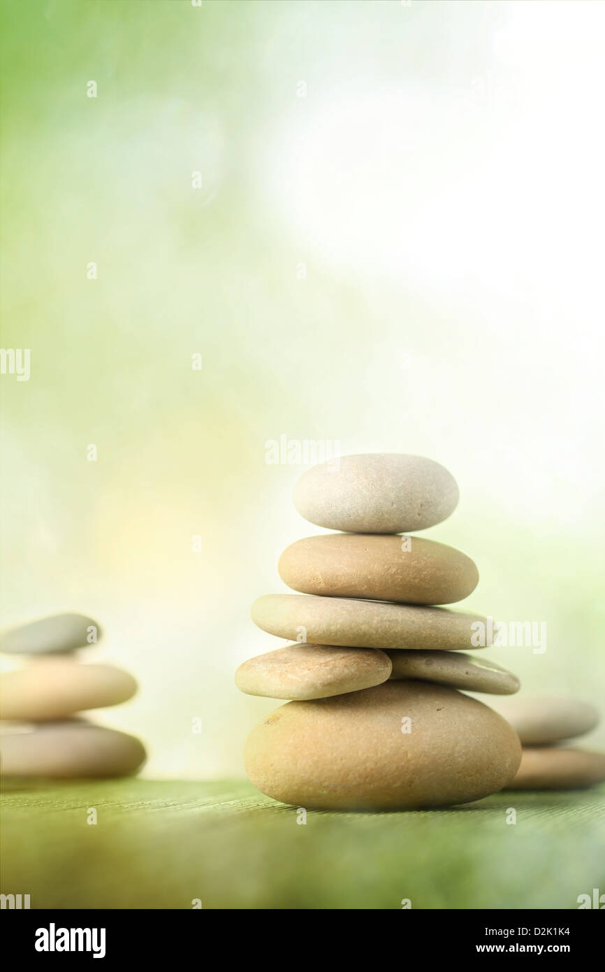 Rock stacked rocks garden hi-res stock photography and images - Alamy