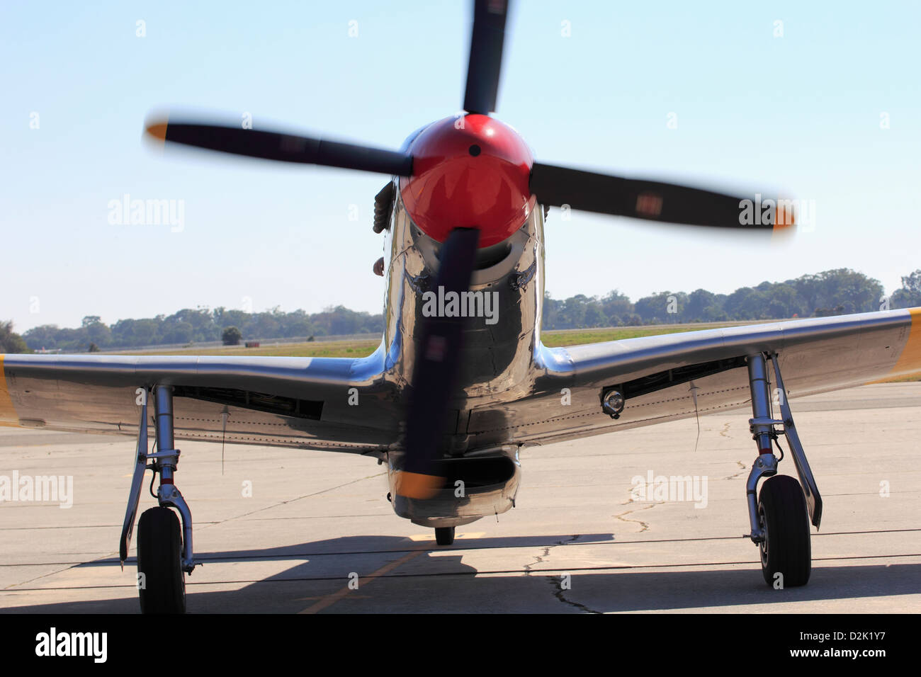 P-51 Mustang WW II fighter aircraft Stock Photo - Alamy