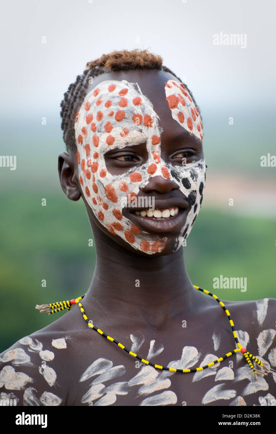 Portrait of young Kara boy Stock Photo - Alamy