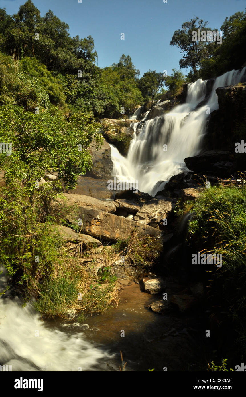 Mae Ya waterfall Stock Photo - Alamy