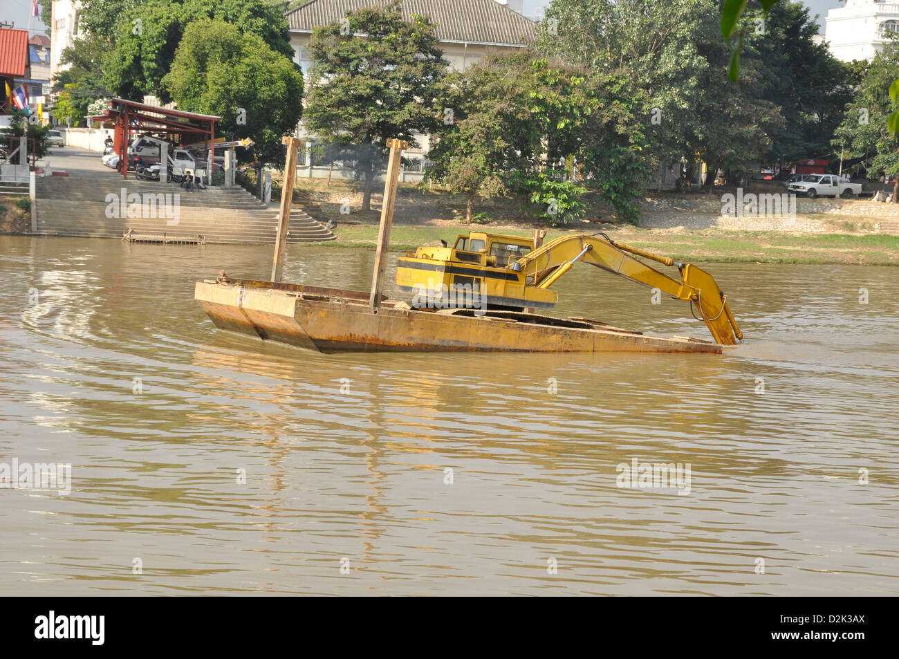 Construction barge hi-res stock photography and images - Alamy