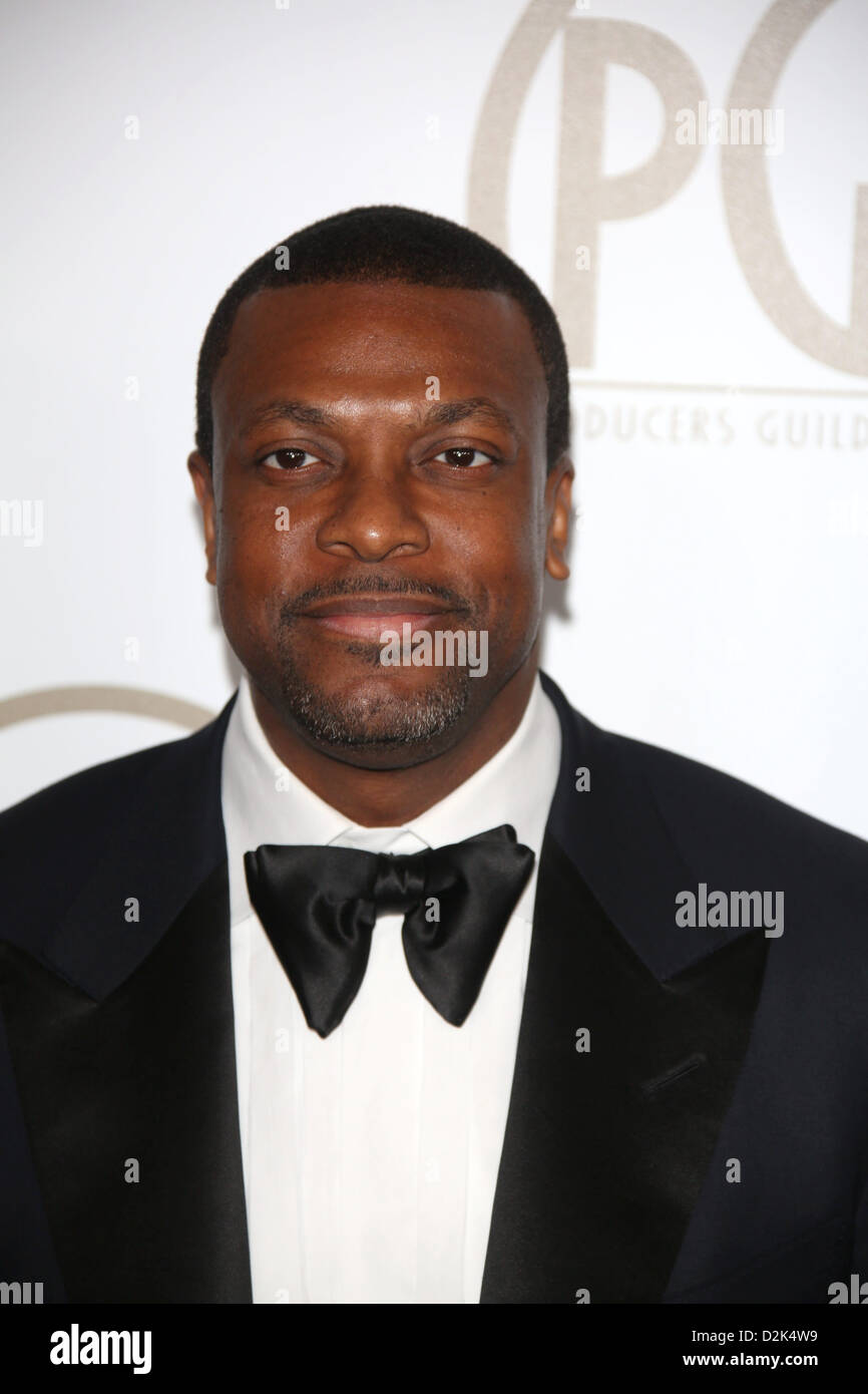 US actor Chris Tucker arrives at the 24th annual Producers Guild Awards ...