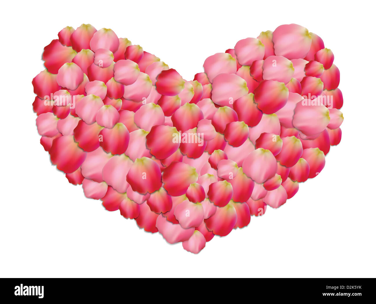 Rose heart isolated icon hi-res stock photography and images - Alamy