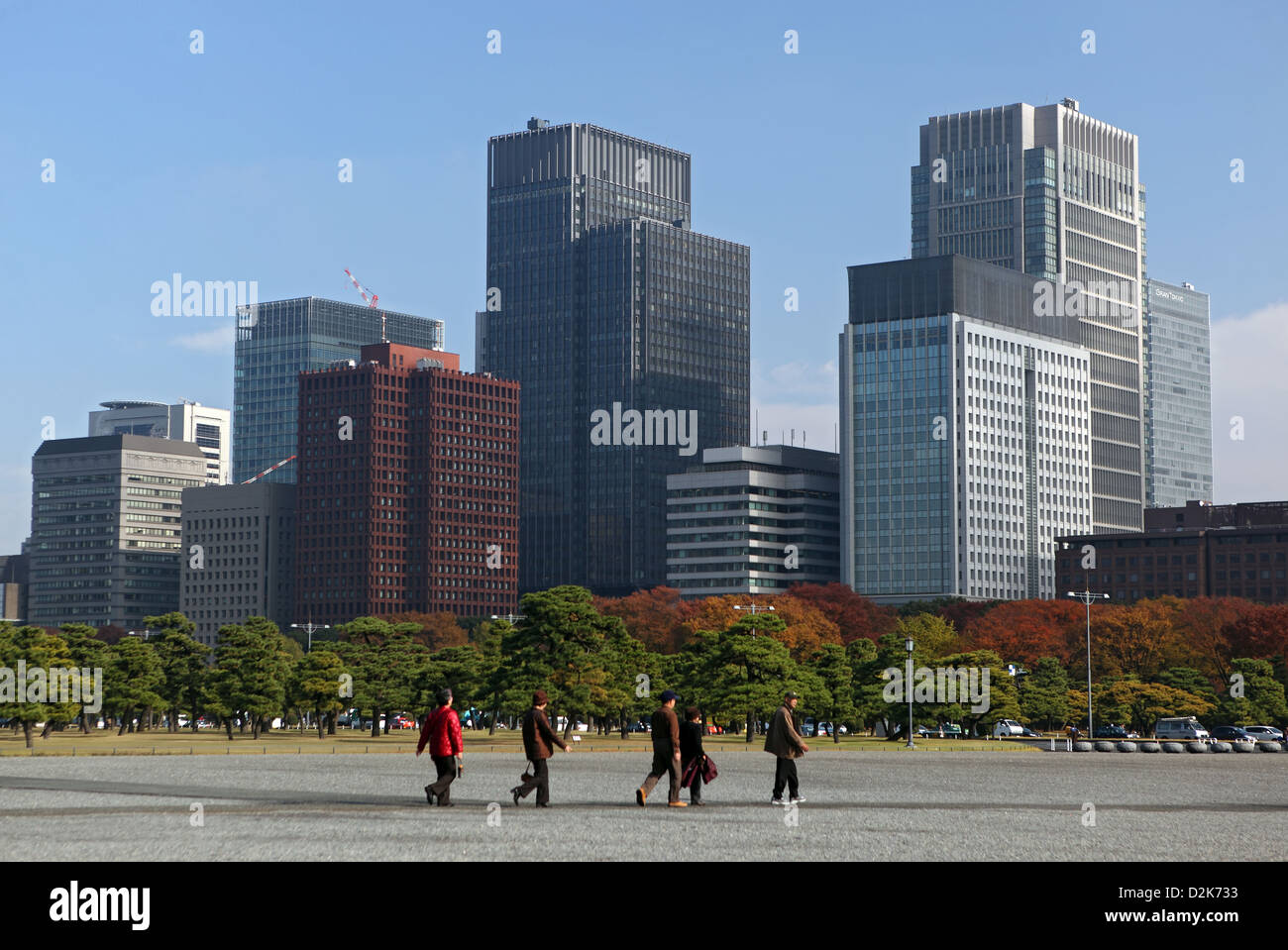 Tokyo, Japan, city view, looking towards Tokyo Station Stock Photo - Alamy