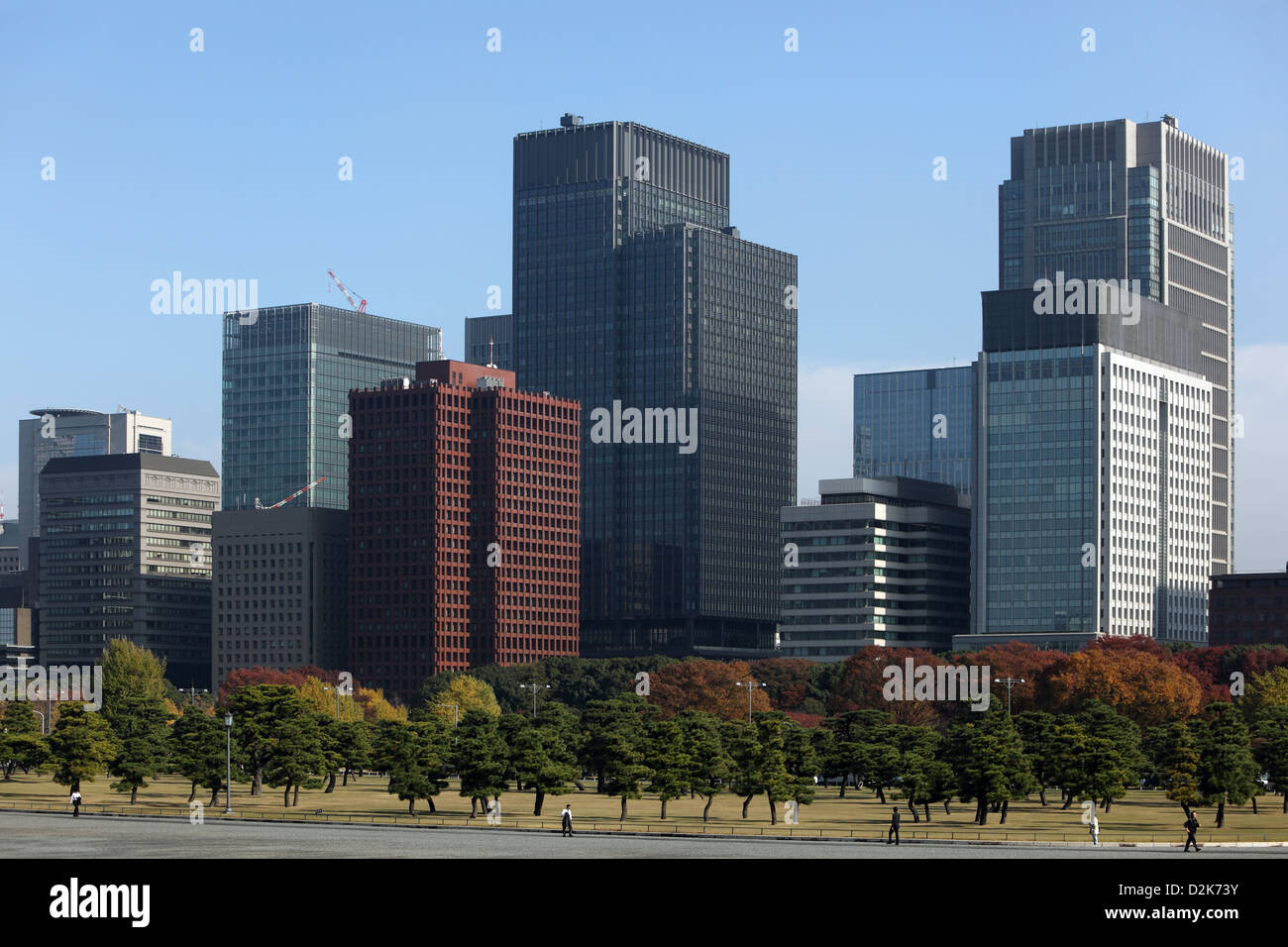 Tokyo, Japan, city view, looking towards Tokyo Station Stock Photo - Alamy
