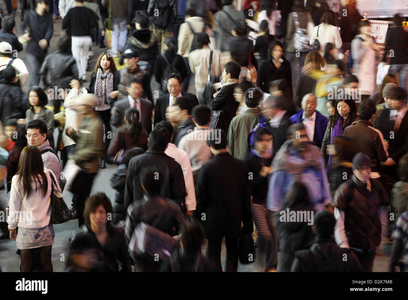 Tokyo, Japan, People in Motion Stock Photo - Alamy