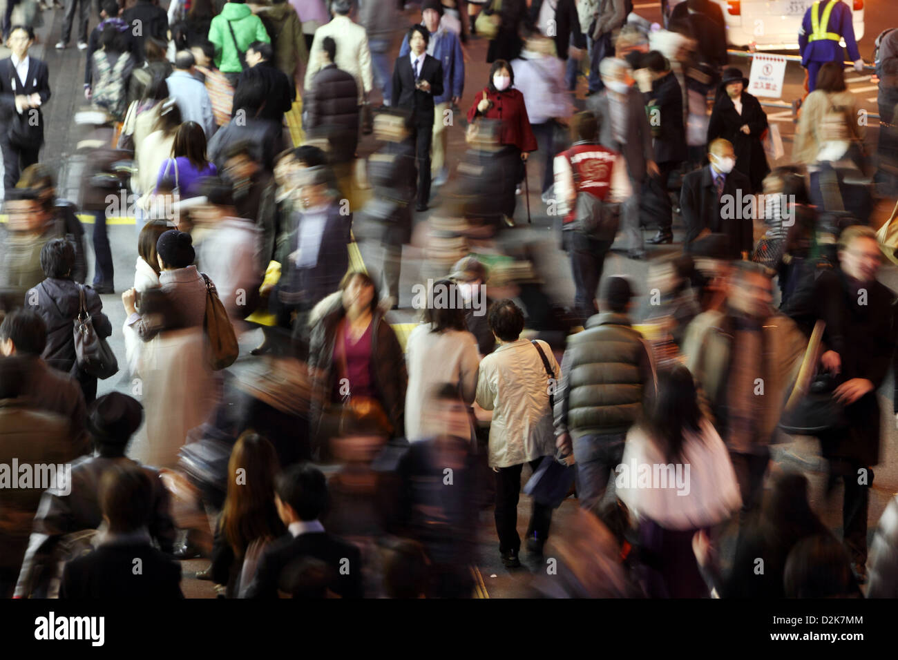 Tokyo, Japan, People in Motion Stock Photo - Alamy