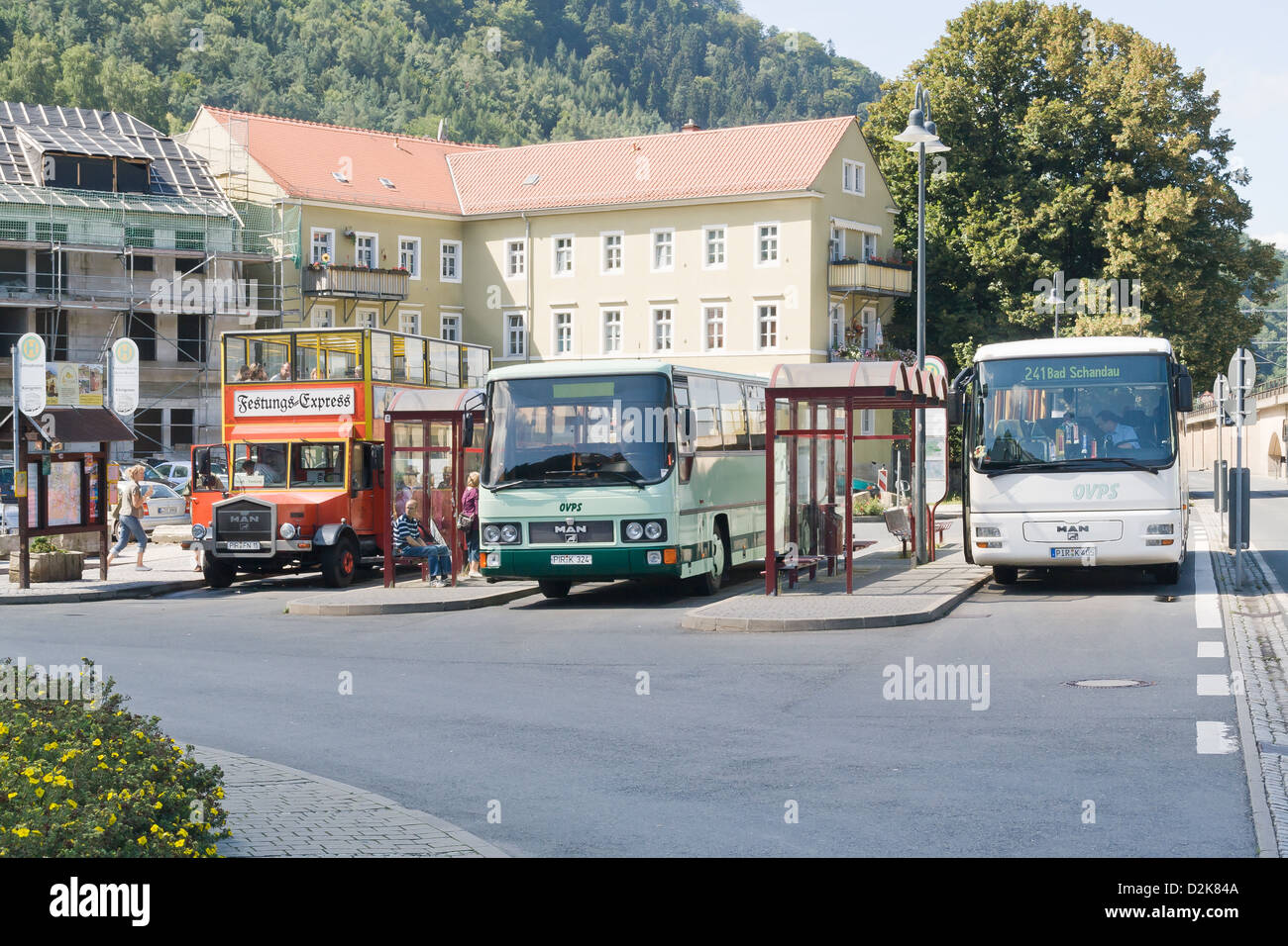 Military use civilian buses hi-res stock photography and images - Alamy
