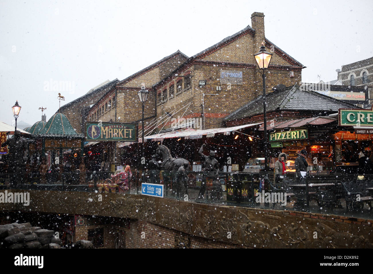 London, United Kingdom, view of the Camden Stables Market Stock Photo ...